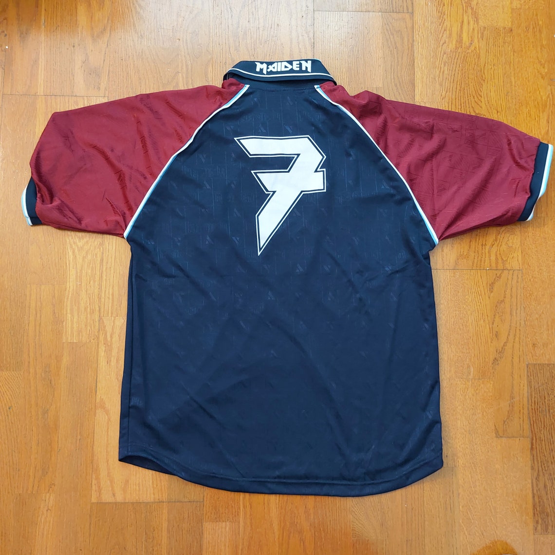 Iron Maiden West Ham United Blue/red Jersey - Etsy