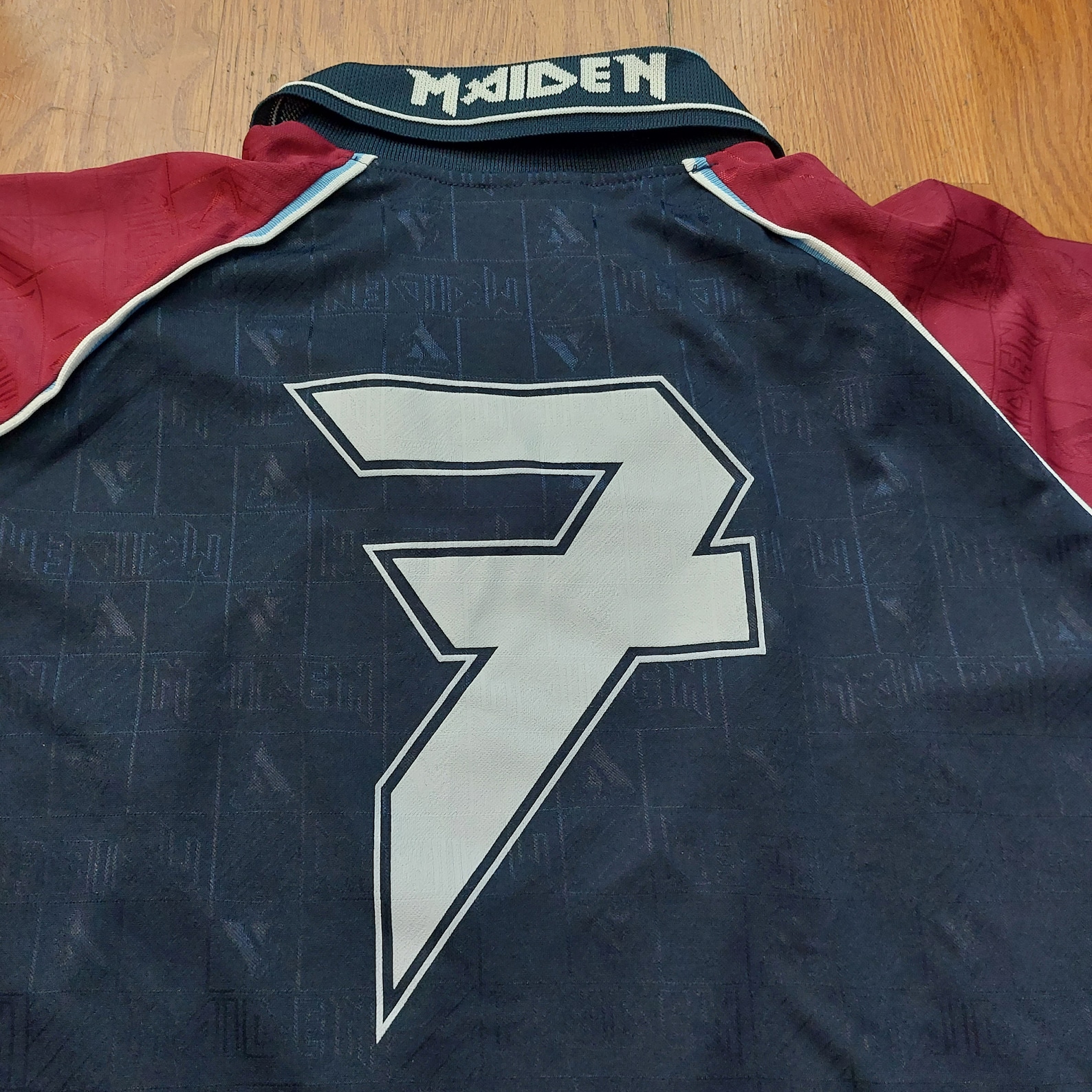 Iron Maiden West Ham United Blue/red Jersey - Etsy