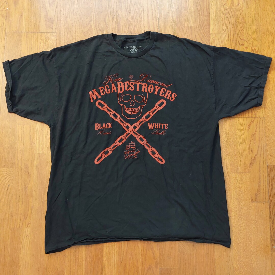 Megadestroyer – Ken Diamond Black T-shirt - Etsy