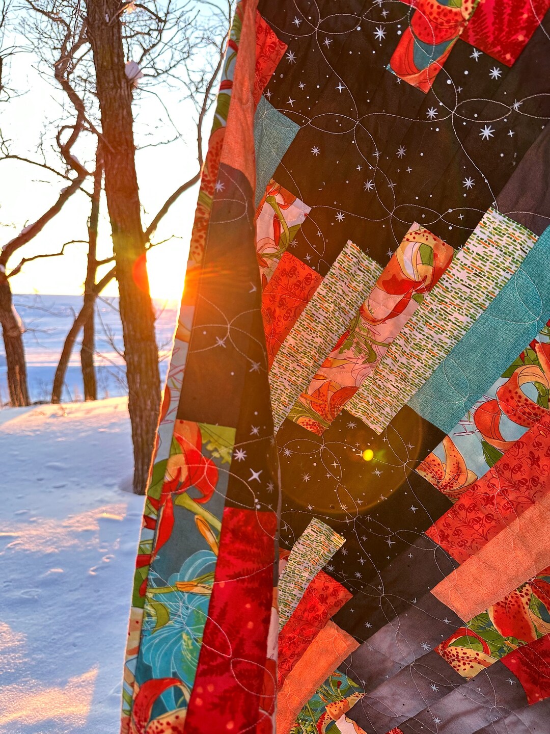 Handmade Throw Quilt - Ridiculously Easy Jelly Roll - Etsy