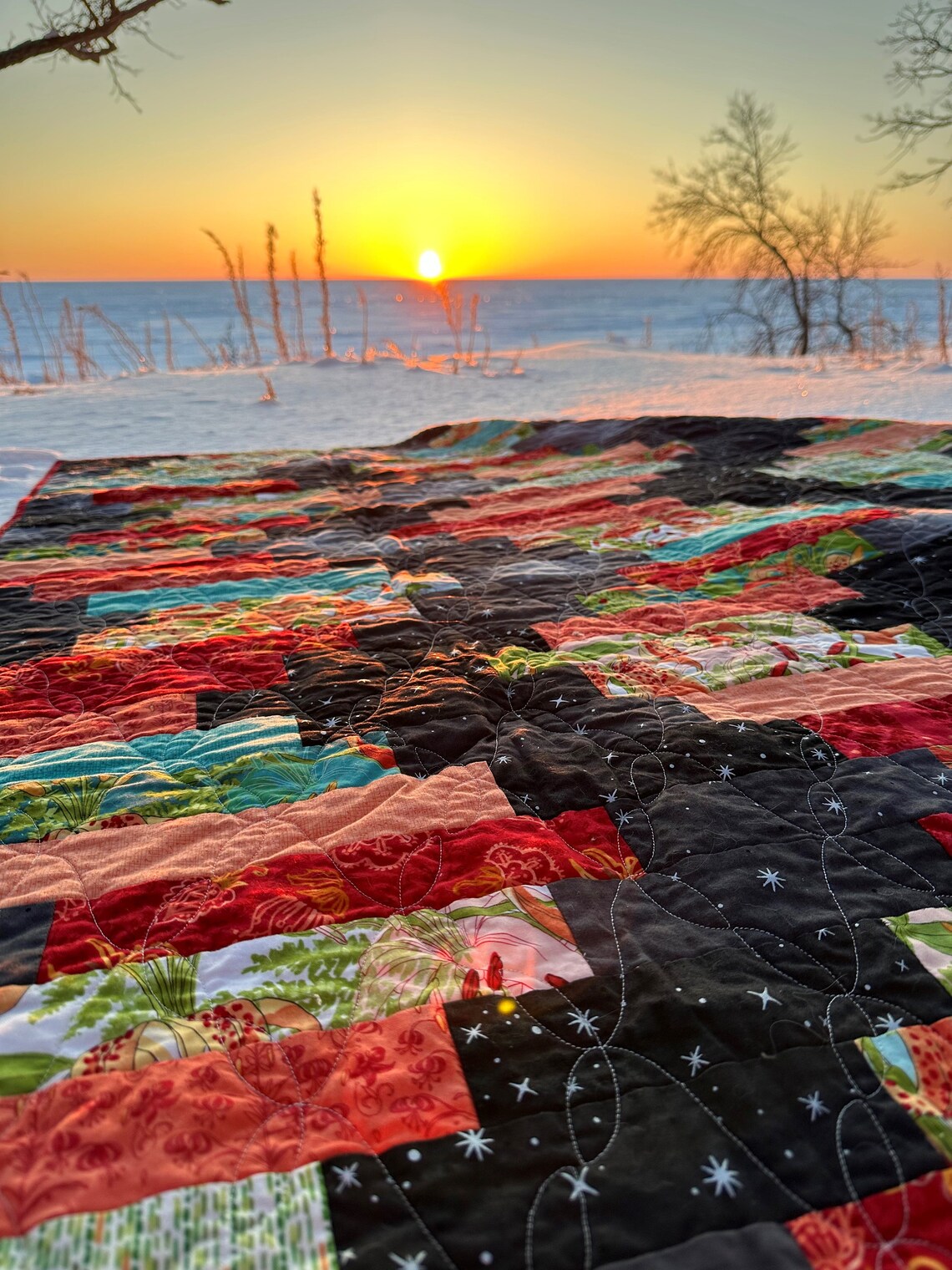 Handmade Throw Quilt - Ridiculously Easy Jelly Roll - Etsy