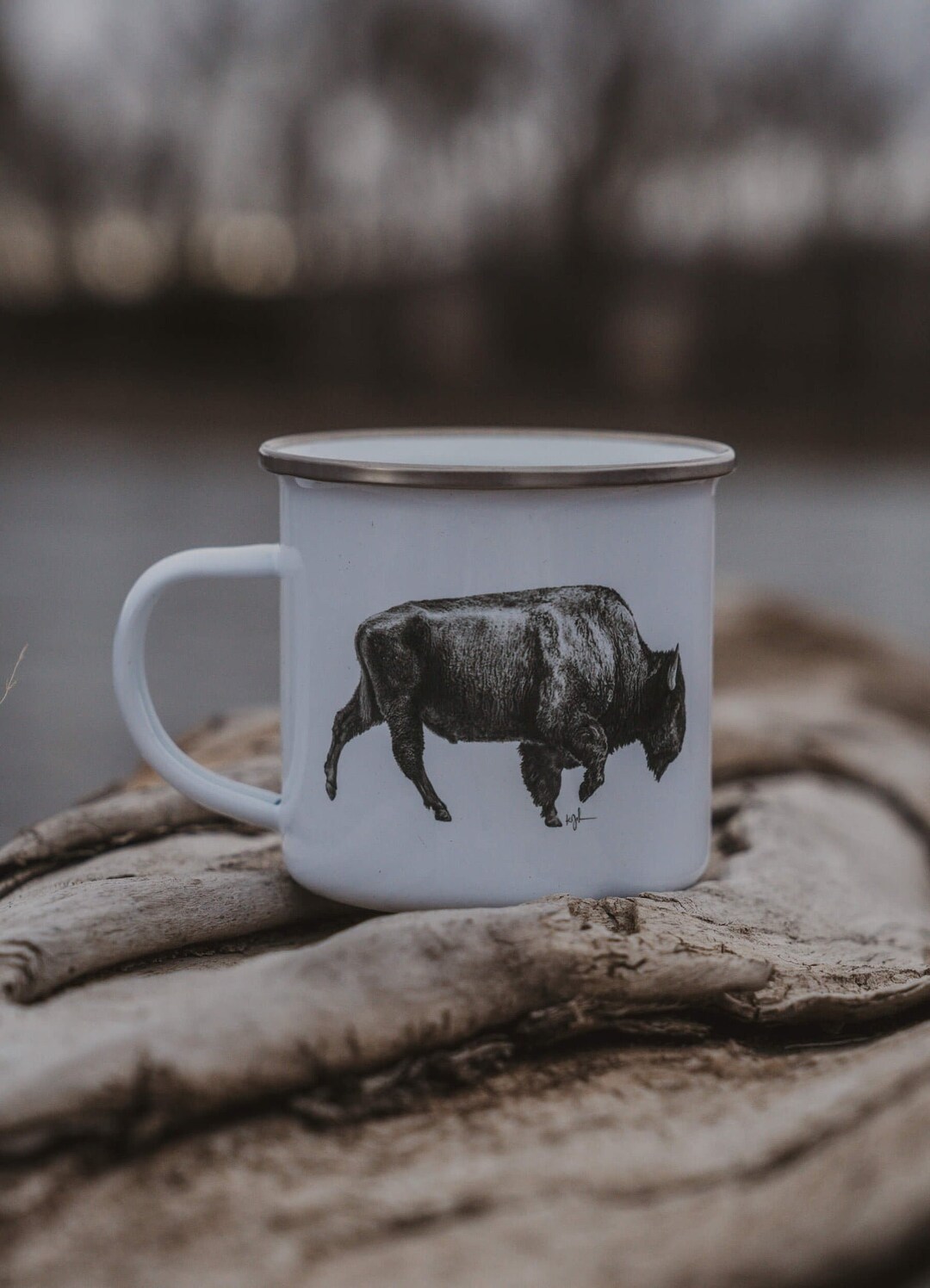 Tatanka Bison Wilderness Camp Mug | Coffee Mug for Camping & Traveling ...