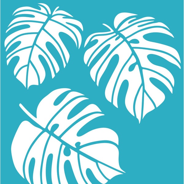 Monstera Stencil - Etsy UK