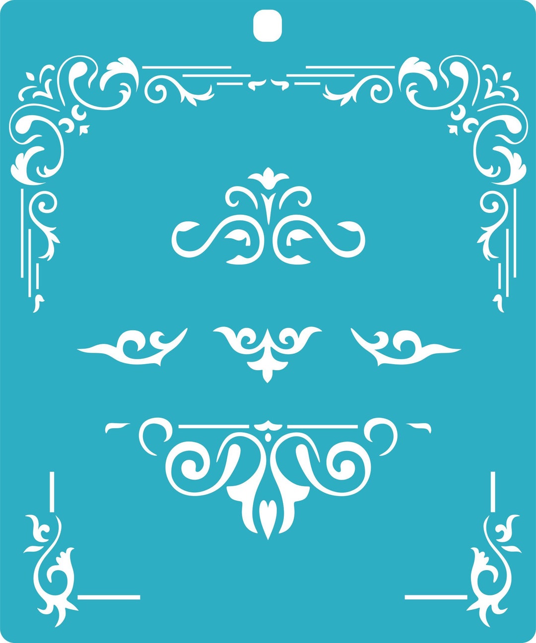 Stencil Monogram, Wenzels, Plastic Stencil, Reusable Stencil, Sturdy ...