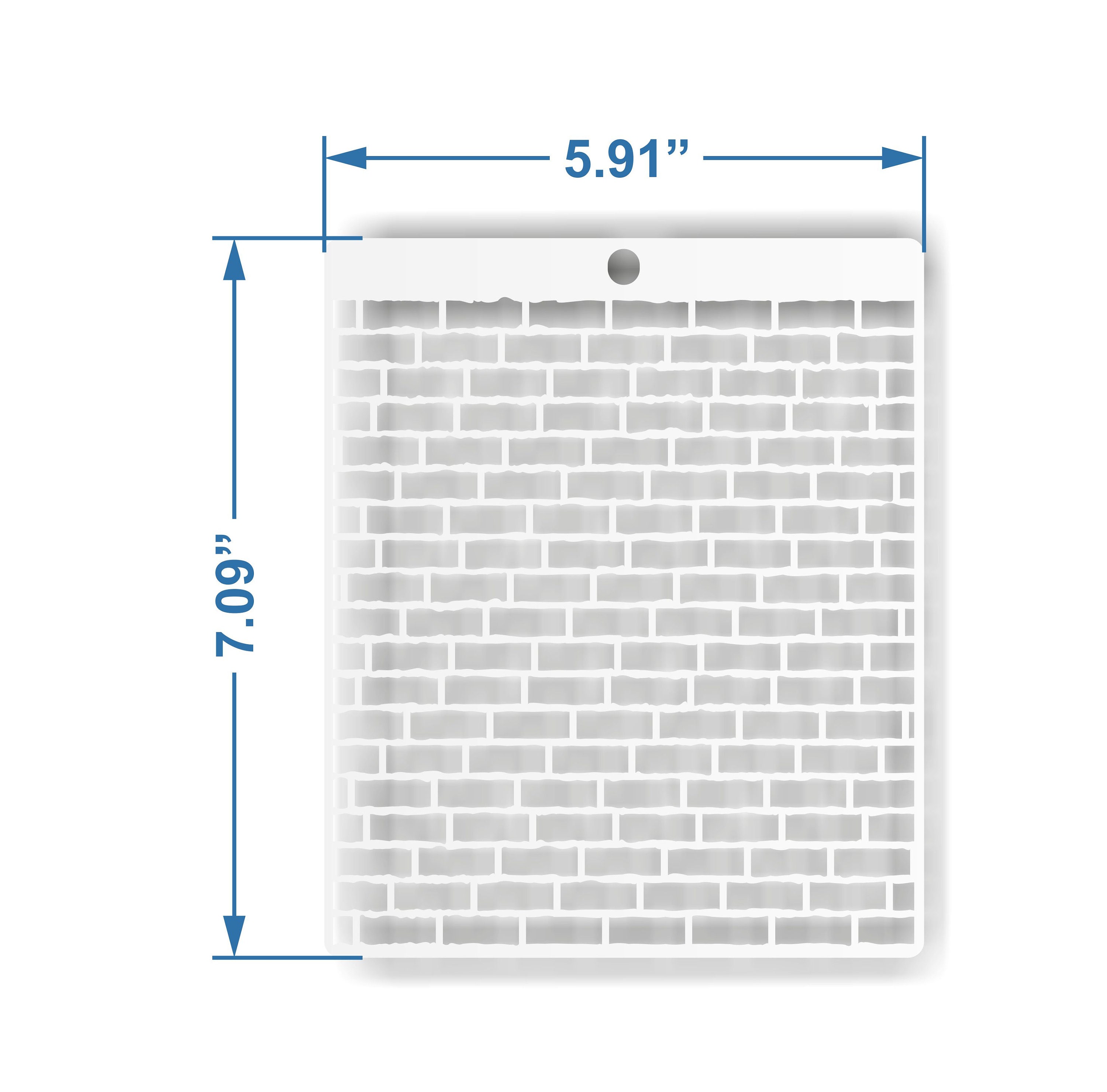 Stencil Bricks Plastic Stencil, Reusable Stencil, Sturdy Stencils ...