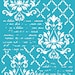 Damascus Pattern 2, Damascus, Plastic Stencil, Reusable Stencil, Sturdy ...