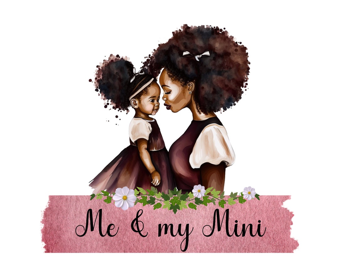 Me & My Mini High Resolution PNG File for T-shirts - Etsy