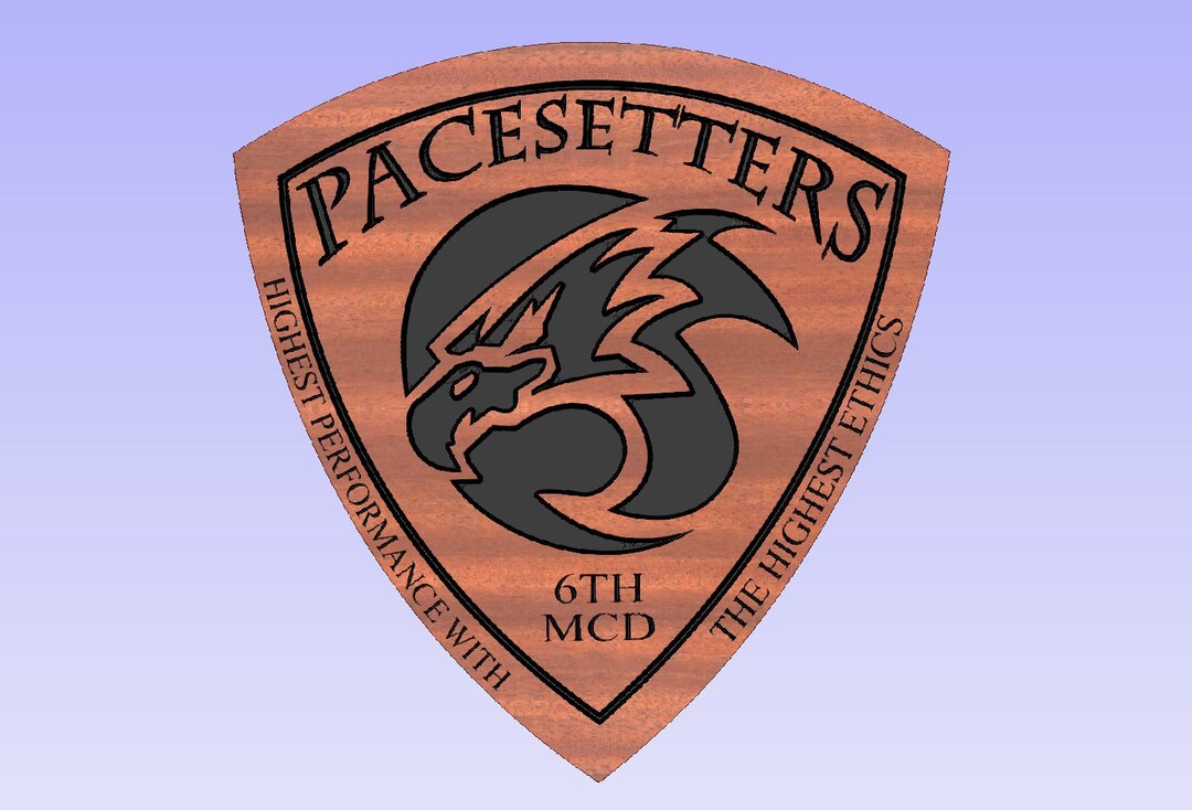 6th Marine Corps District Cut File (svg, Dxf, Crv, Lbrn, C2d, Png, Pdf ...