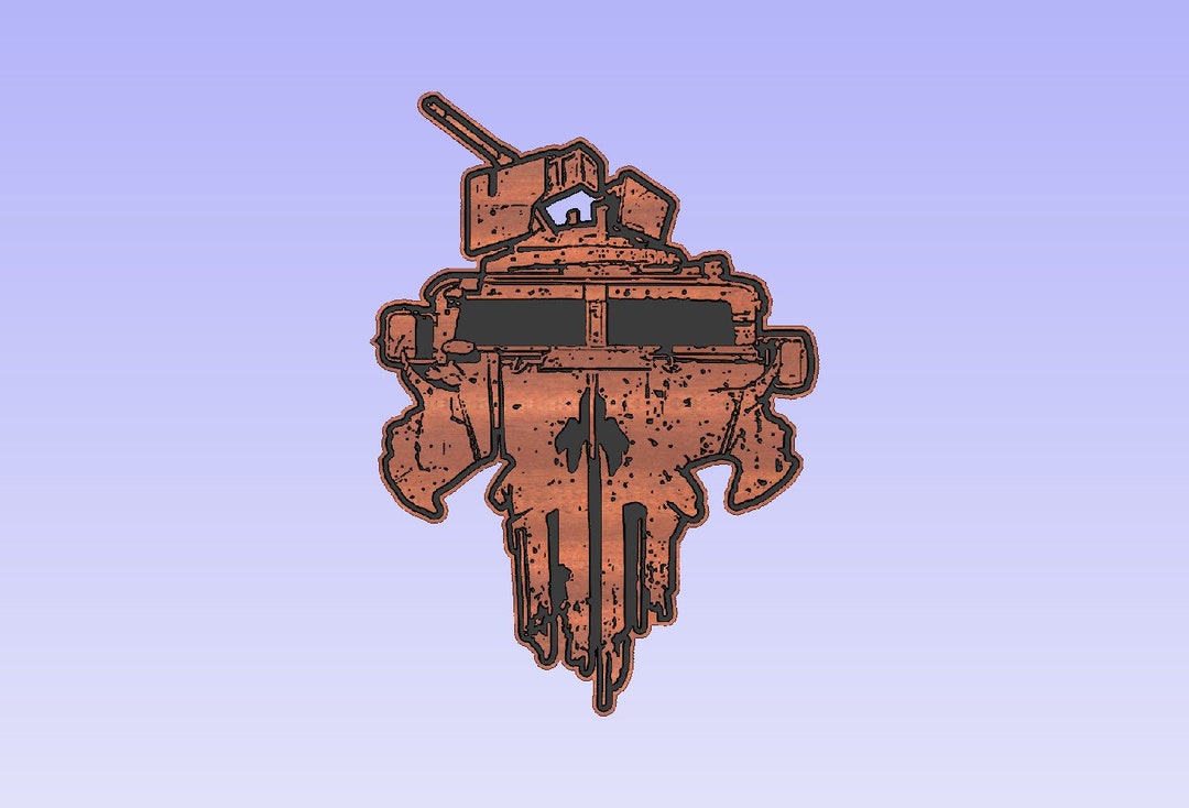 Skull HMMWV Hummer Humvee Style Cut File (svg, Dxf, Crv, Lbrn, C2d, Png ...