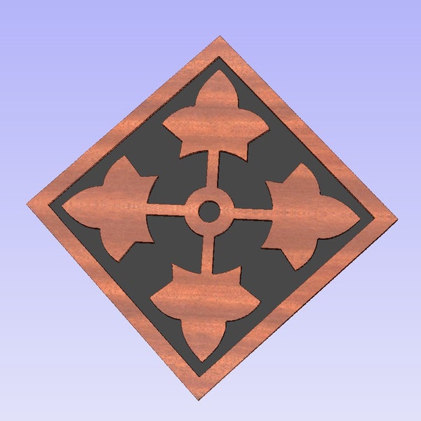 4th Infantry Division Svg - Etsy