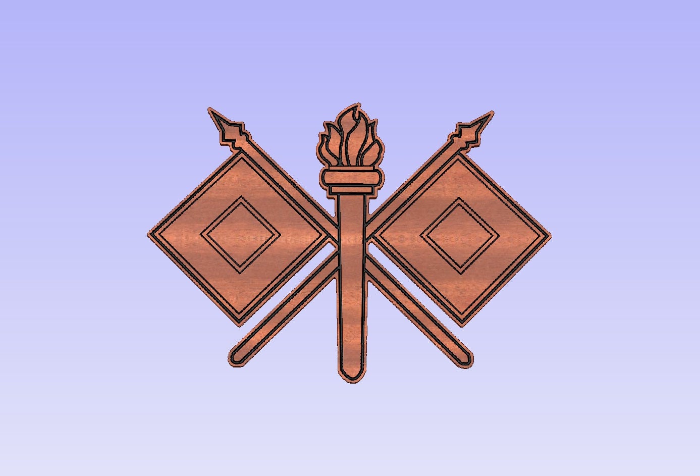 Army Signal Corps Svg Dxf Crv Lbrn C2d Png Pdf Etsy