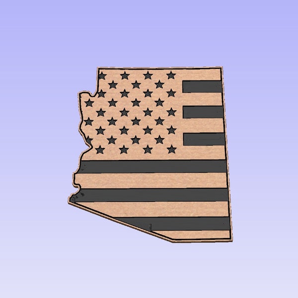 Arizona State Flag Svg - Etsy