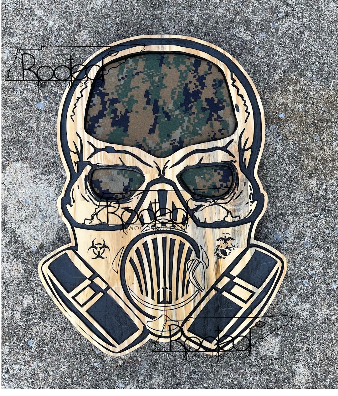 Skull W/ Gas Mask (svg, Dxf, Crv, Lbrn, C2d, Png, Pdf) - Etsy