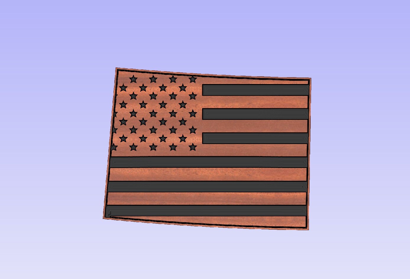 Colorado State Outline With US Flag (svg, Dxf, Crv, Lbrn, C2d, Png, Pdf ...