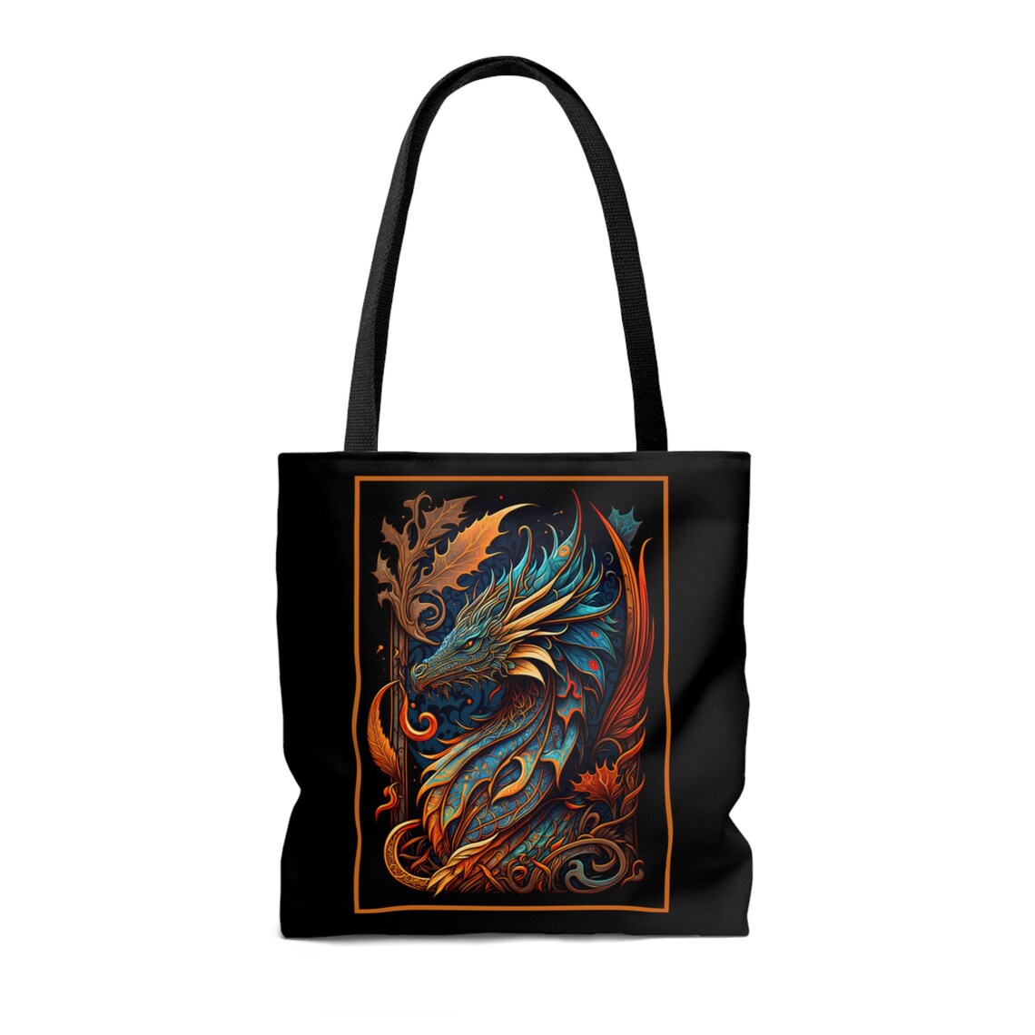 Dragon Winged Dragon Dragon Tote Bag Magical Creatures - Etsy