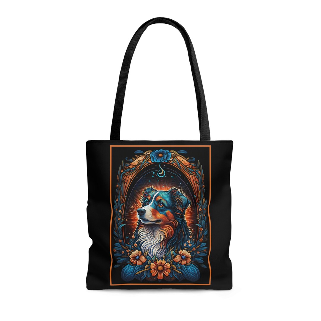 Aussie Tote Australian Shepherd Bag Aussie Tote Bag Aussie - Etsy