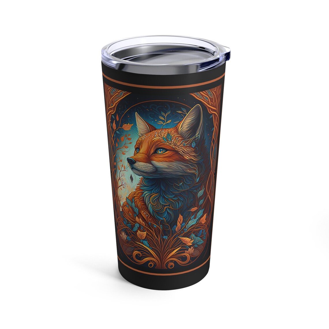 Fox, Red Fox, Fox Tumbler, Fox Cup, Fox Mug, Fox Drinkware, Woodland ...