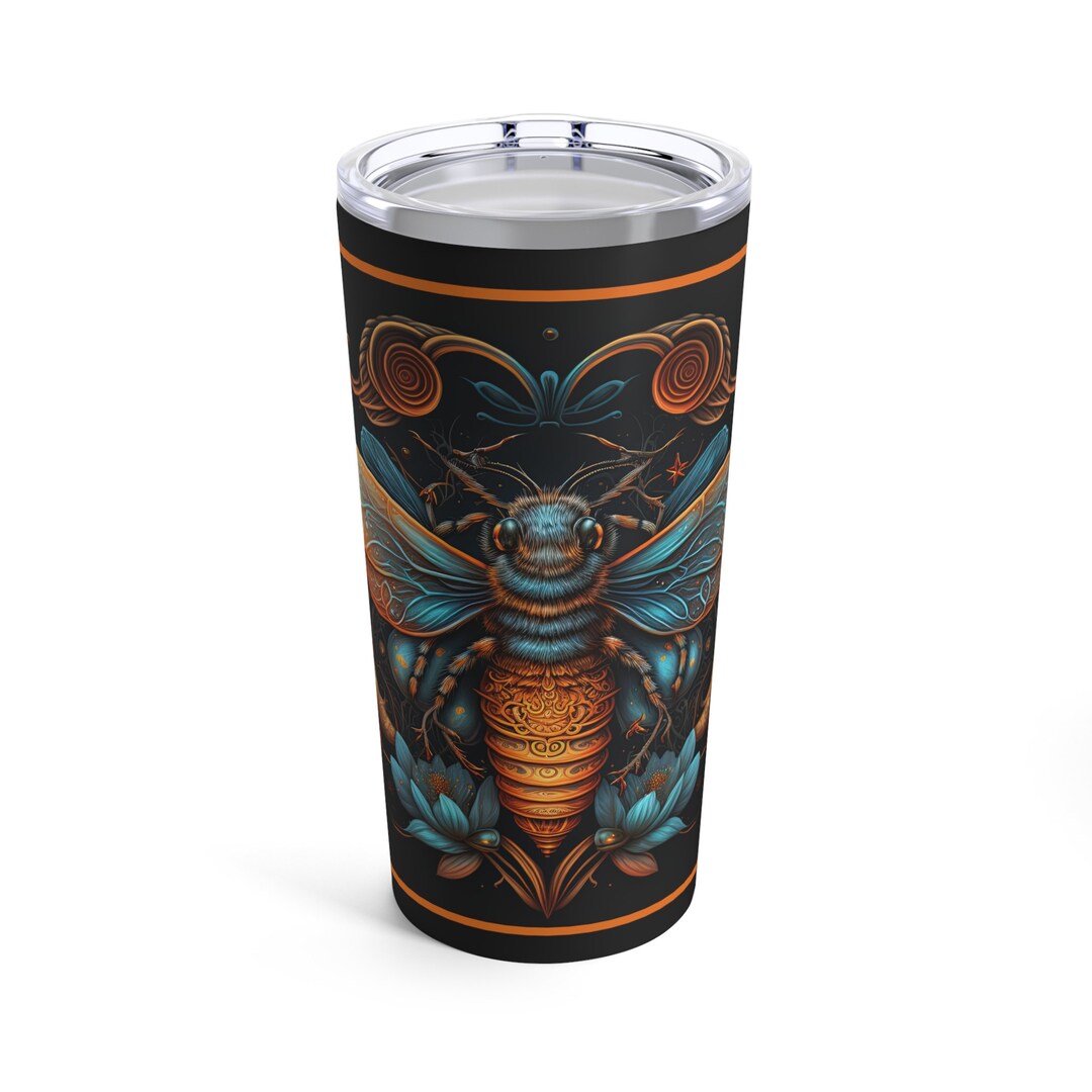 Honeybee Tumbler Cute Bee Coffee Cup, Honey Bee Drinkware, Honey Bee ...