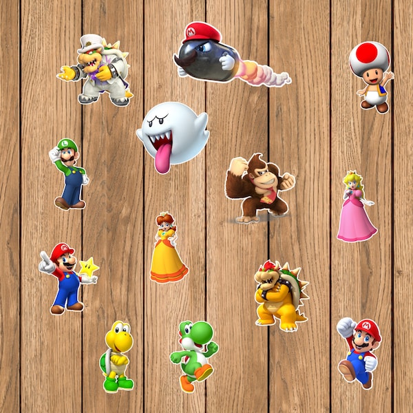 Super Mario Decal - Etsy