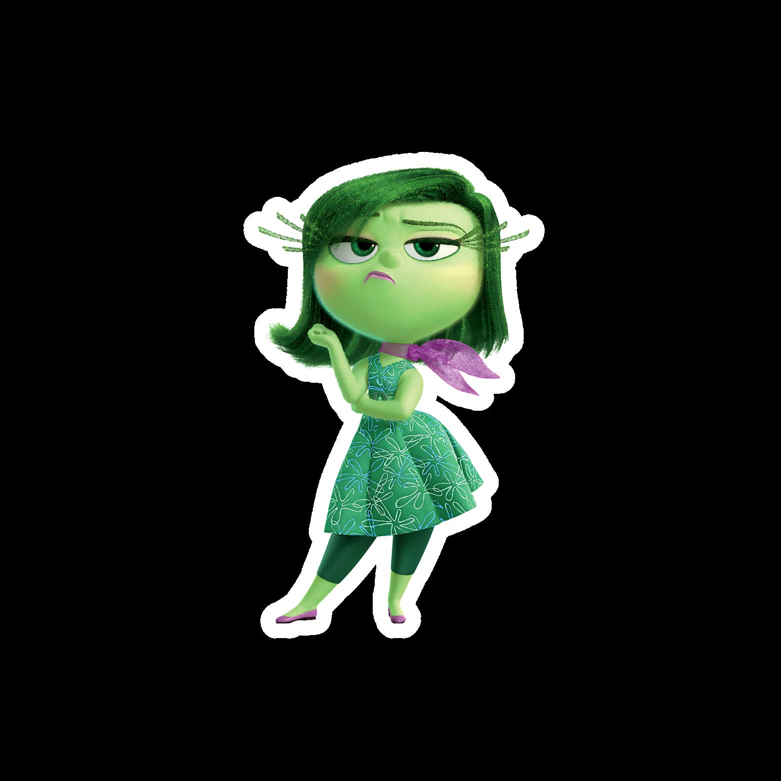 Inside Out Character Stickers - Joy, Sadness, Anger, Fear, Disgust ...