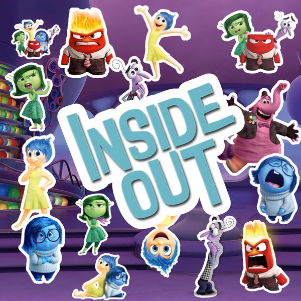 Inside Out Vinyl Stickers - Etsy