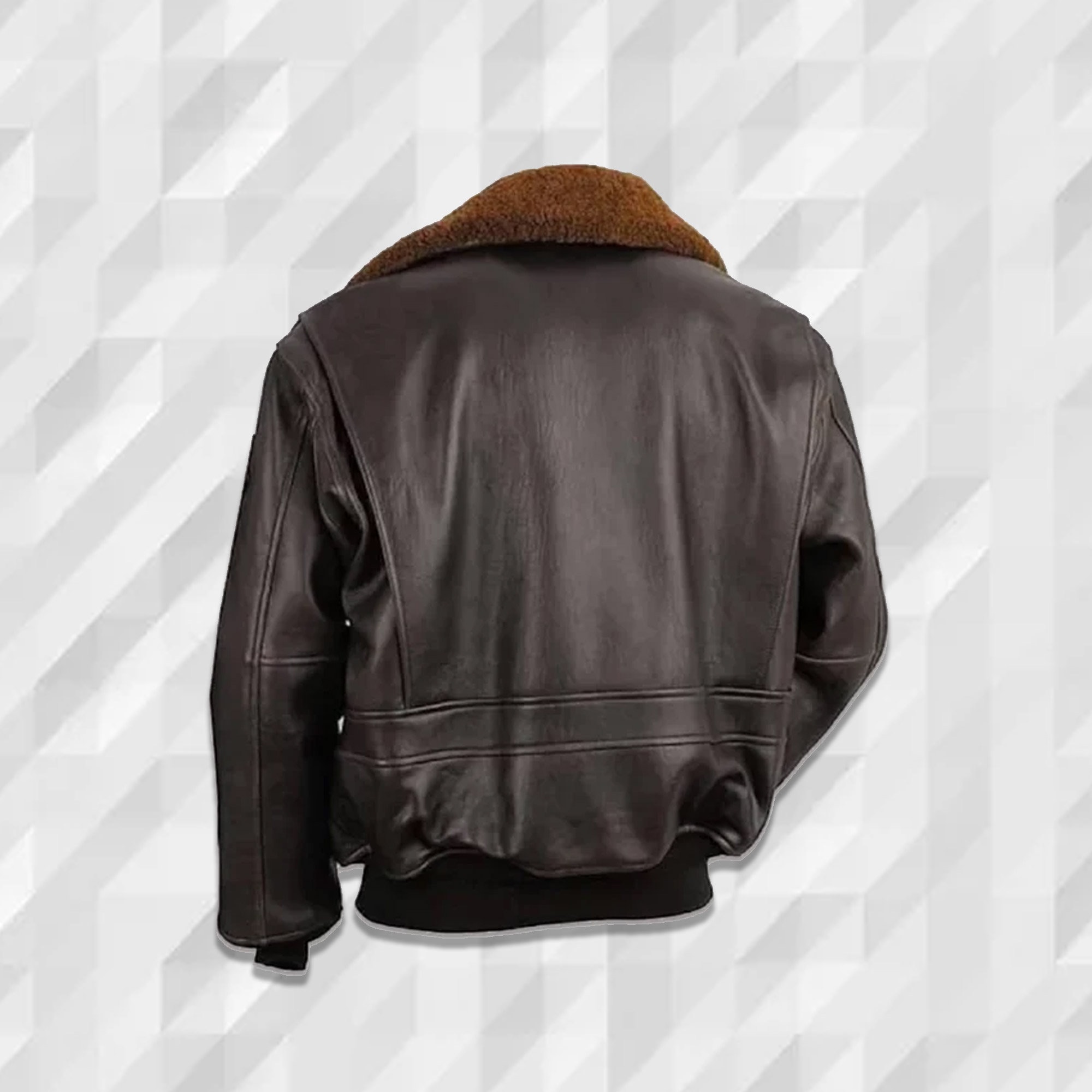 Handmade Flight Leather Jacket Premium US Bomber A2 Jacket Men Navy G-1 ...