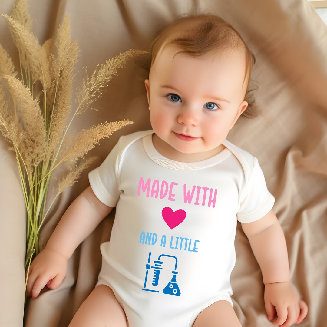 Made With Lots of Love and A Little Science Onesie®,baby Pregnancy ...