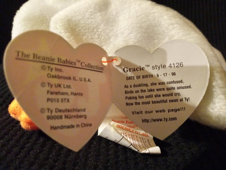 Ty Beanie Babies Gracie the Swan **RARE** - Etsy