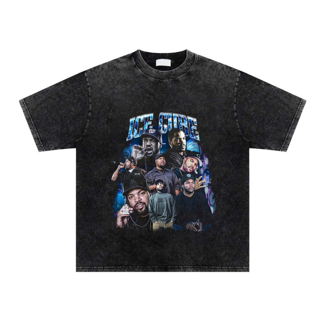 Ice Cube T Shirt Shirt T-shirt Shirt Tee T Vintage Hoodie Acid Wash ...