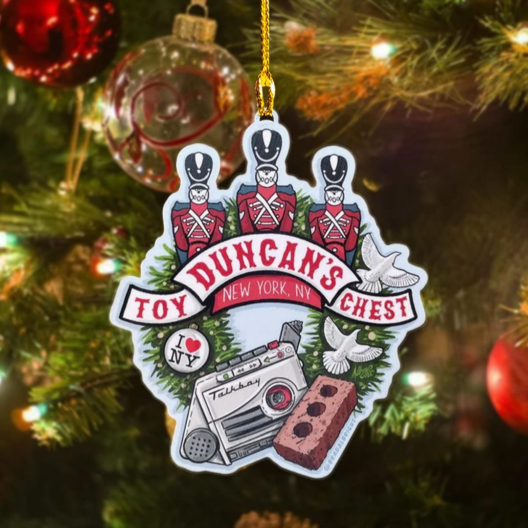 Duncan's Toy Chest Acrylic Christmas Ornament, Home Alone 2 Movie Xmas ...