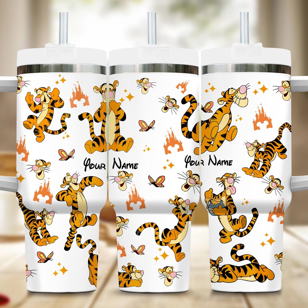 Custom Tigger 40oz Tumbler, Winnie the Pooh 40oz Tumbler, Tigger ...