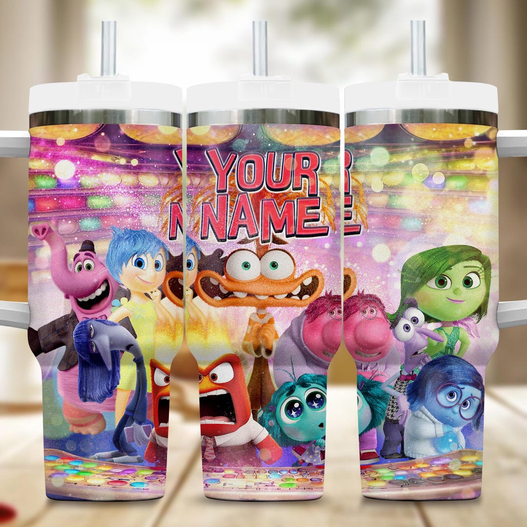 Custom Inside Out 2 Tumbler, Inside Out 40oz Tumbler, Inside Out ...