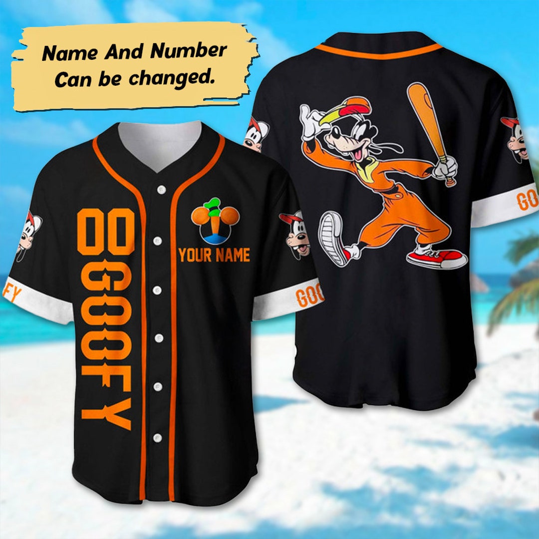 Personalize Goofy Baseball Jersey, Custom Name and Number Basketball ...