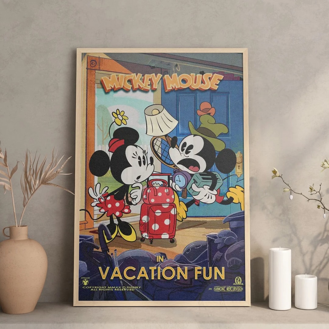 Mouse Movie Poster, Mouse Classic Wall Art, Cartoon Gift, Animation ...