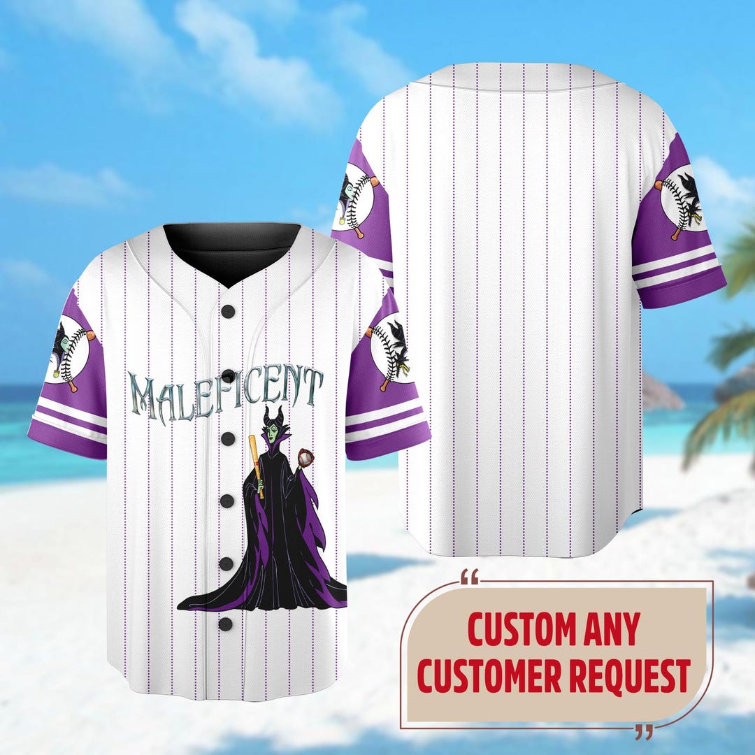 Custom Villain Baseball Jersey, Horror Character Basketball Jersey Team ...