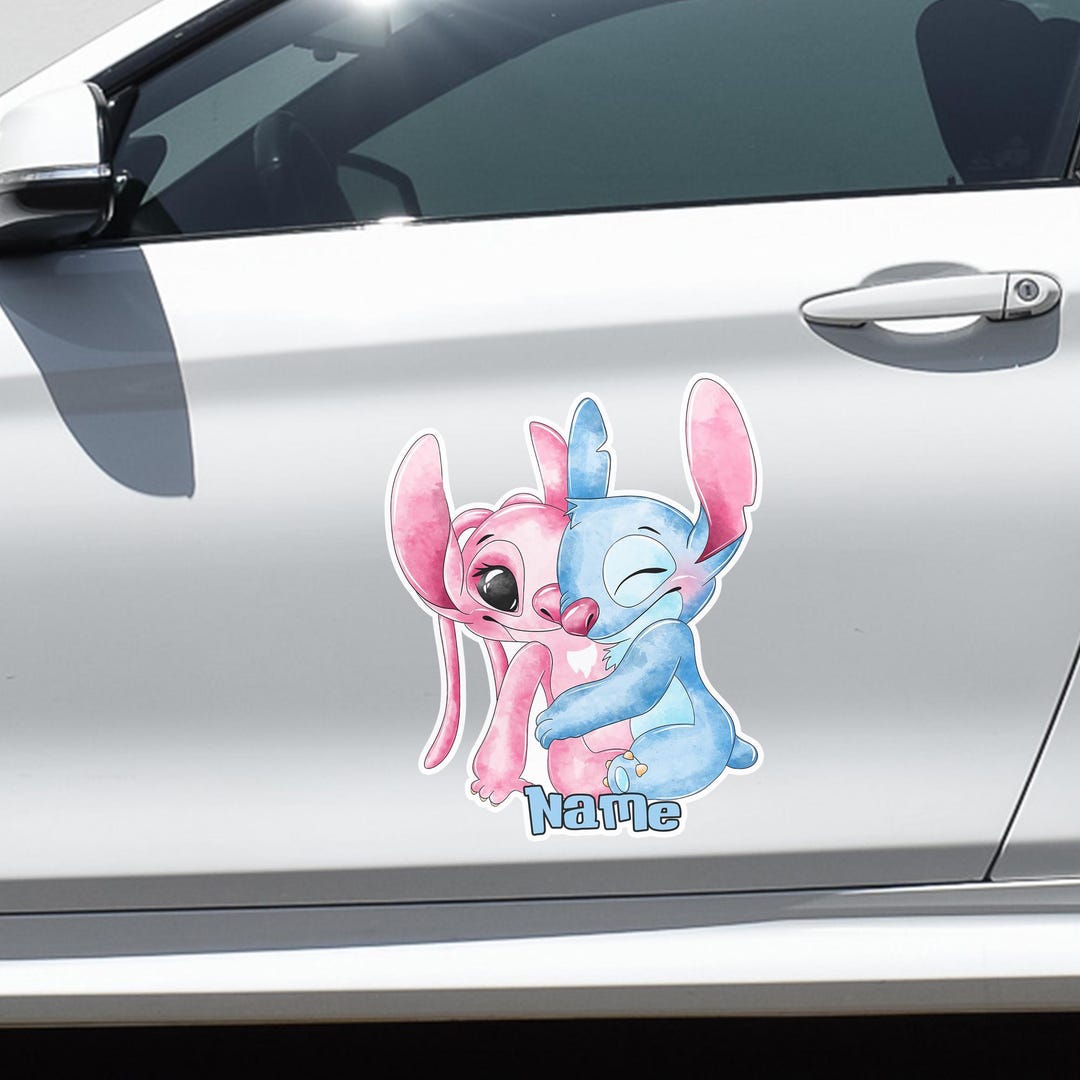 Custom Disney Stitch Car Stickers, Lilo & Stitch Car Decal, Stitch ...