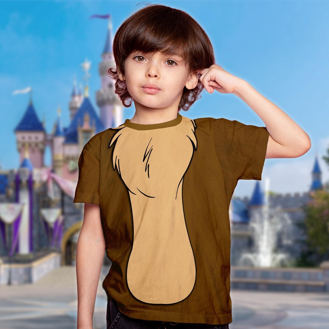 Chip N Dale Costume T-shirt, Chip Rescue Rangers Character All Over ...