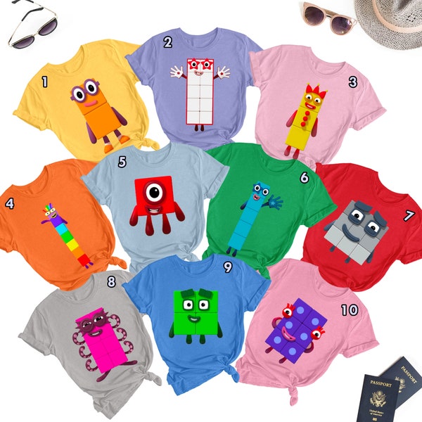 Numberblocks Costume 1 10 - Etsy