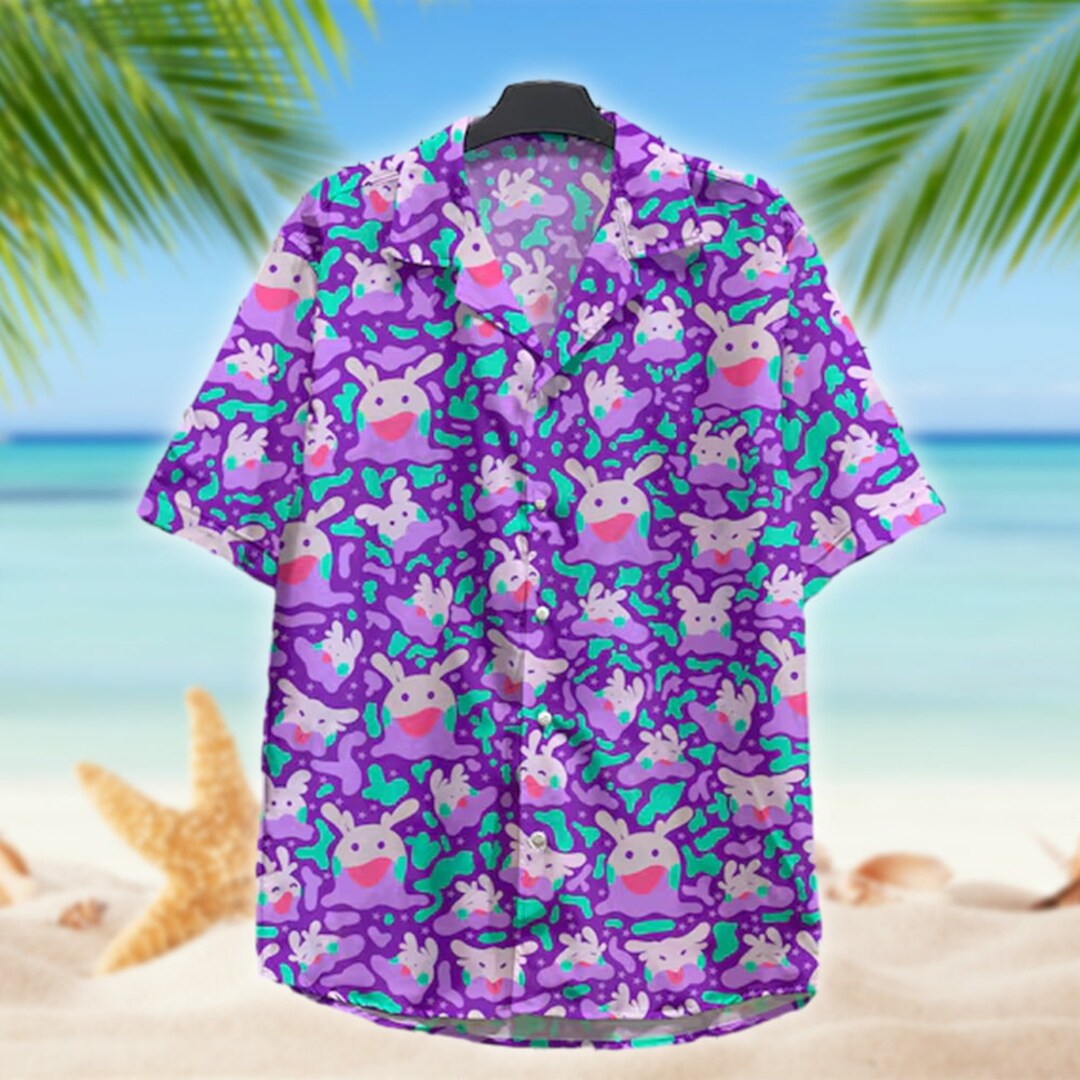 Slug Monster Hawaii Shirt, Slug Monster Button up Shirt, Japanese Anime ...