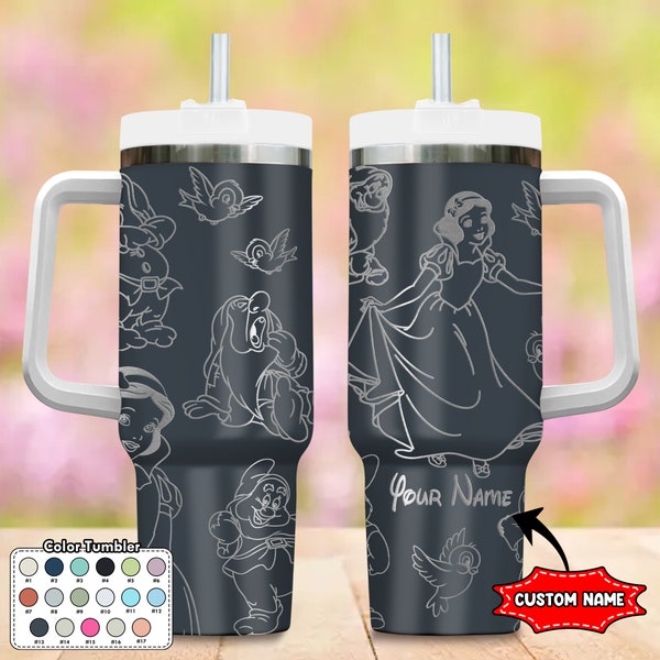 Snow White Tumbler - Etsy