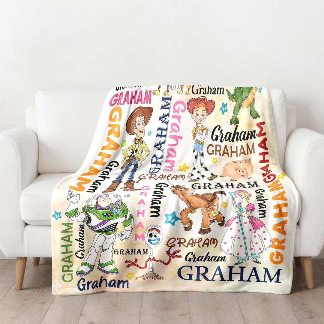 Personalized Toy Characters Blanket, Toy Movie Blanket, to Infinity ...
