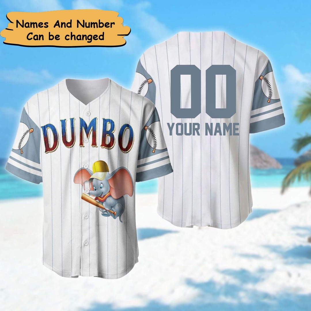 Custom Elephant Baseball Jersey, Animated Flying Elephant Baseball ...