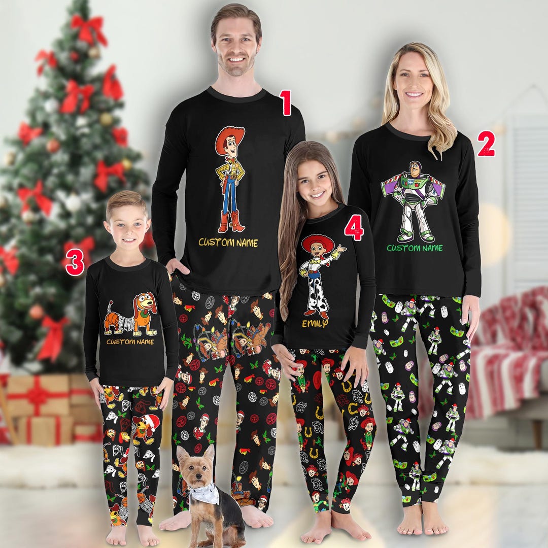Toy Story Pajamas Set, Toy Story Matching Family Pajamas, Woody Jessie ...
