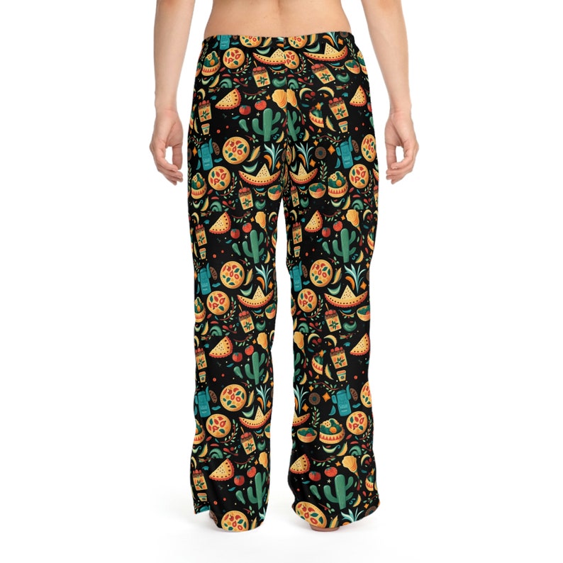 Fiesta Mexican Food Pajama Pants, Soft Pajamas, Women's Sleepwear ...