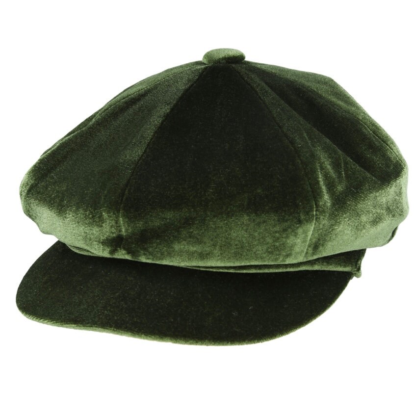 Women Velvet Baker Boy Cap Newsboy Vintage Cabbie Cap Ladies - Etsy