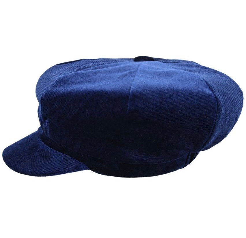 Women Velvet Baker Boy Cap Newsboy Vintage Cabbie Cap Ladies - Etsy
