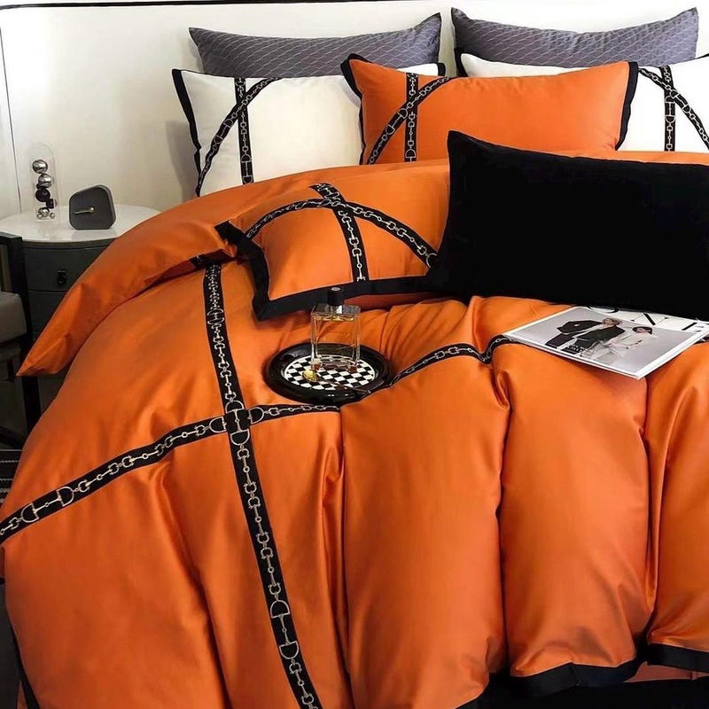 Orange Bedding - Etsy