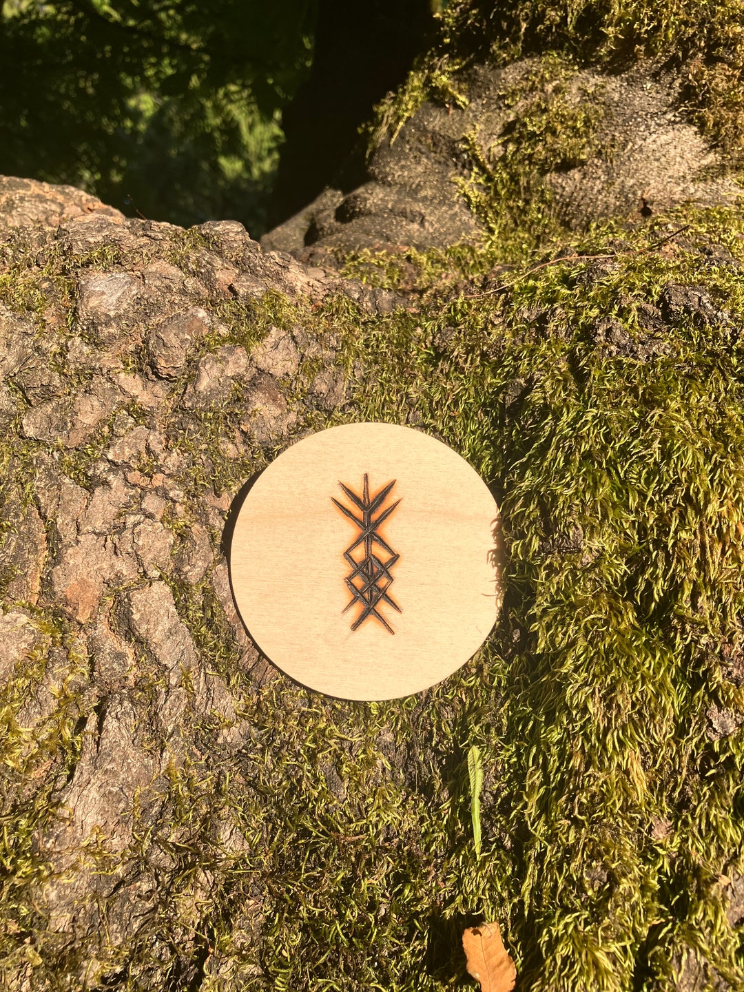 Norse Elder Futhark Bindrune Sigil Wood Burned Amulet - Etsy Canada