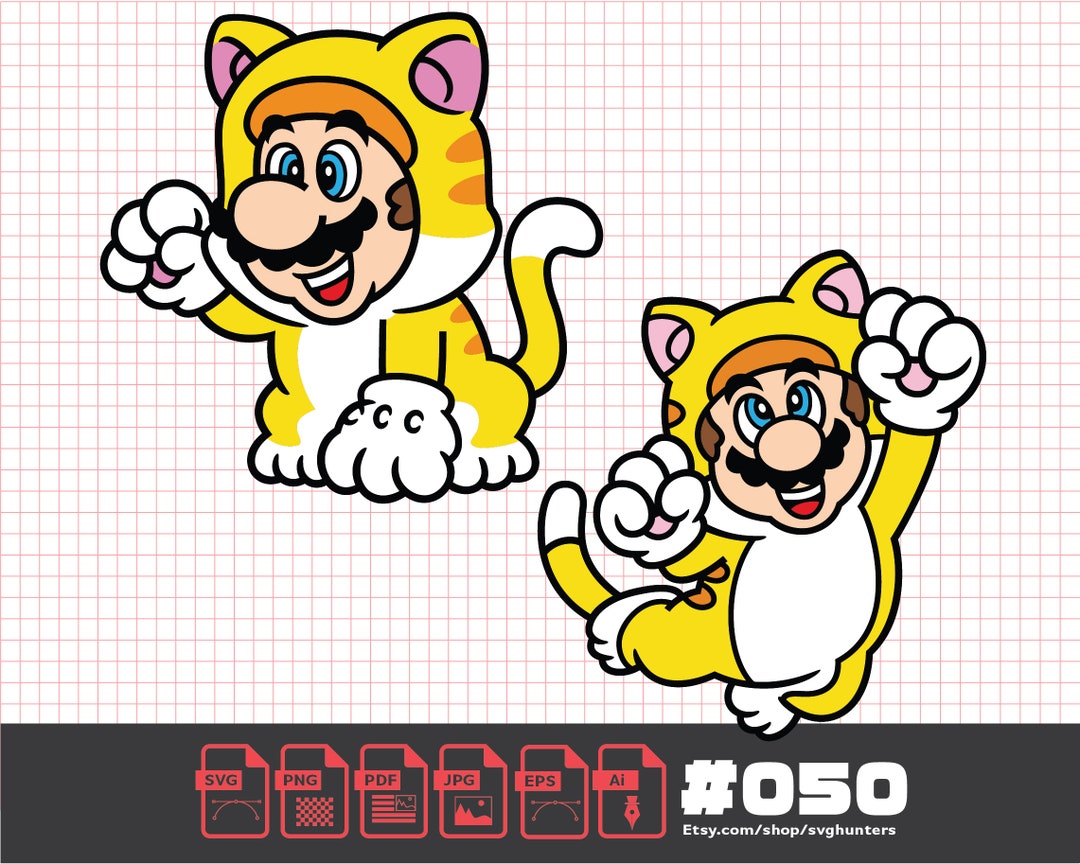 MARIO LAYERED SVG Bundle for Cricut Diy Crafts Shirts Mugs Bottles ...