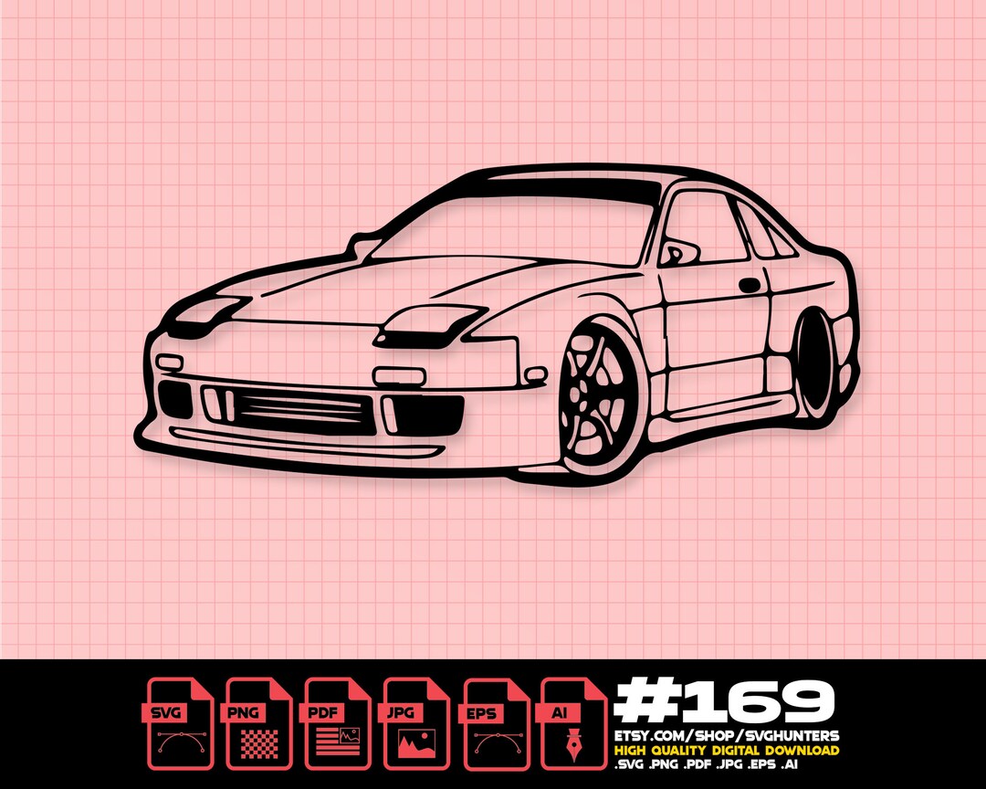 Buy 240sx JDM SVG BUNDLE, Cricut Cut File, Instant Download, Svg, Png ...